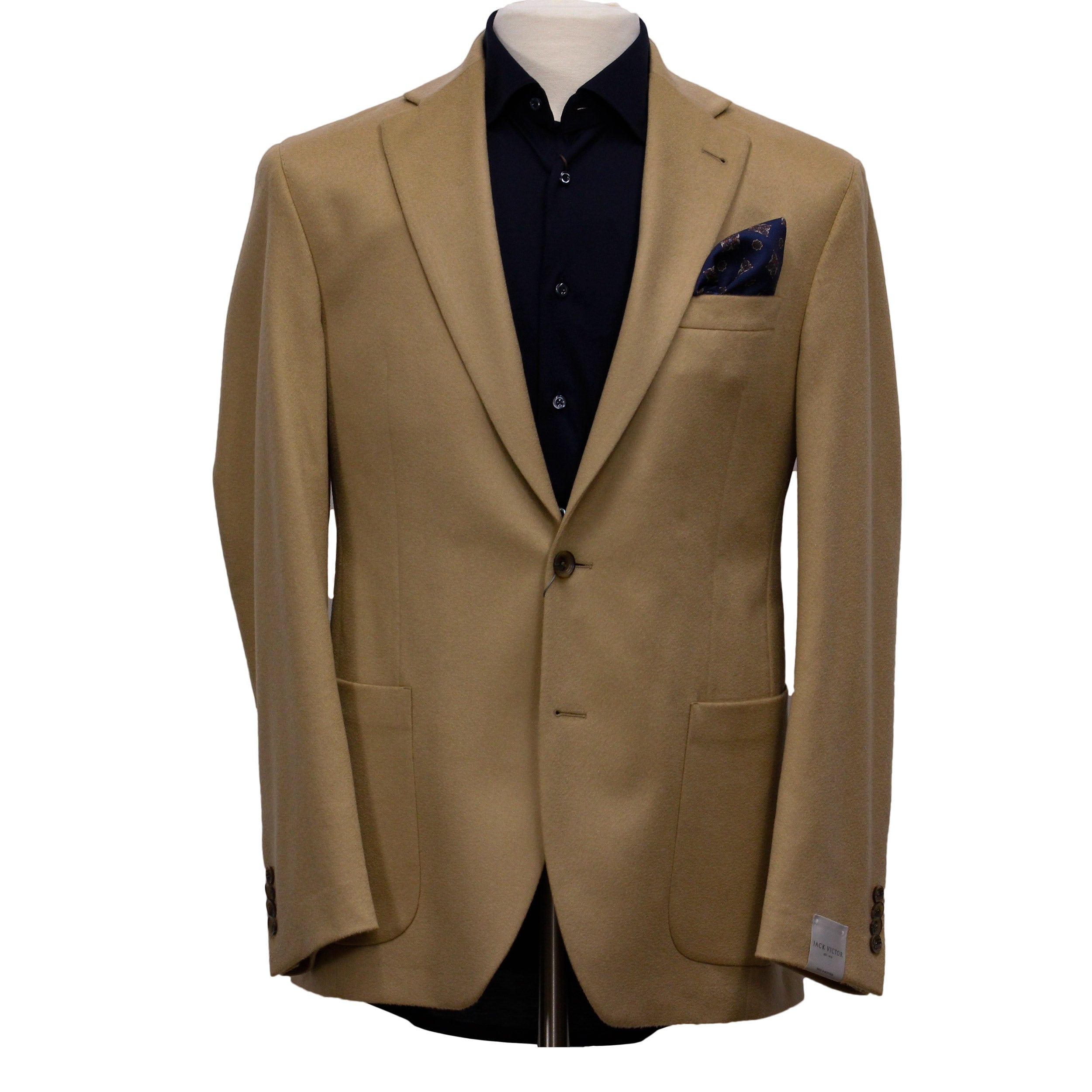Tan Cashmere - Delta Contemporary Fit Sport Jacket - Jack Victor ...